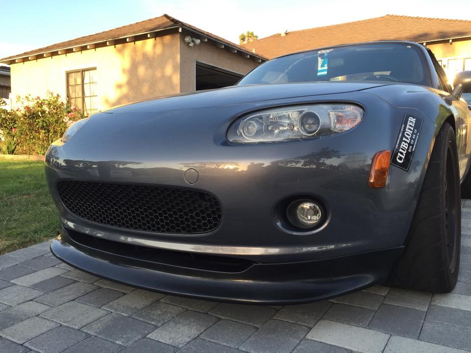 GV Style Front Lip (06-08 NC1) For Miata NC | CarbonMiata
